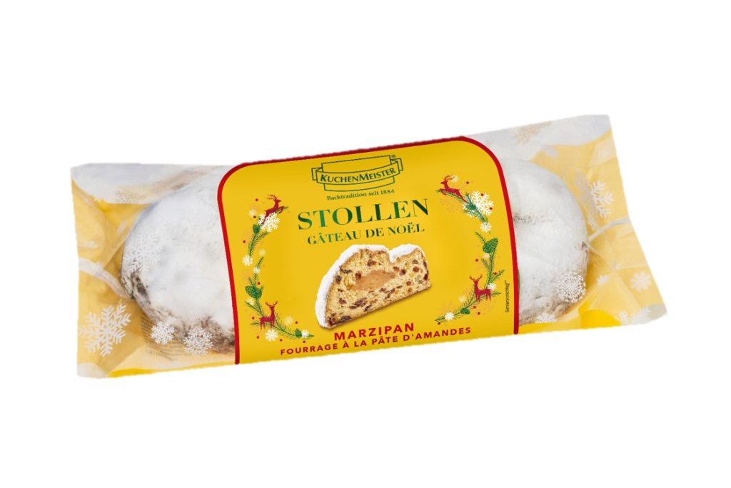 KuchenMeister fine marzipan stollen with raisins - Kuchenmeister