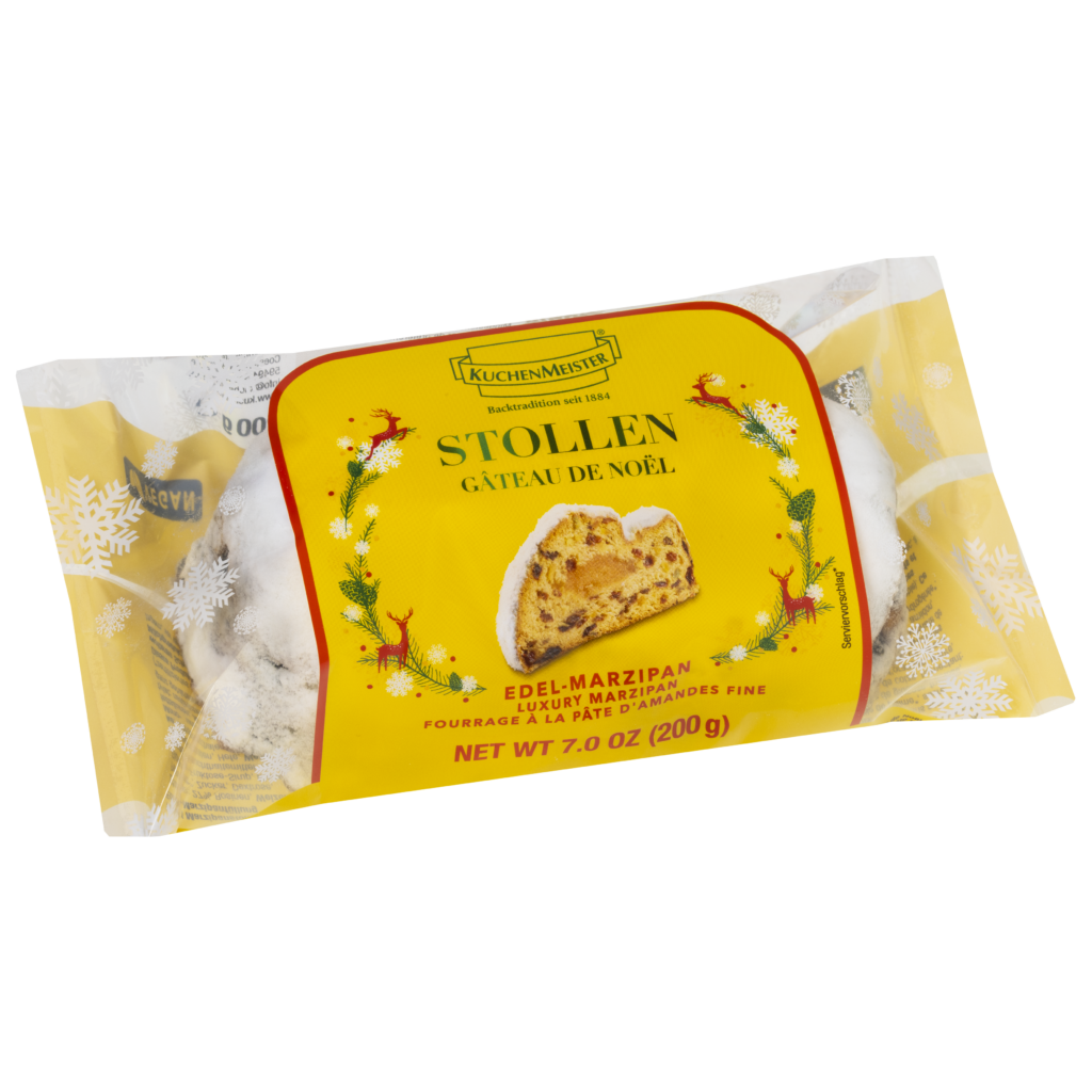 KuchenMeister fine marzipan stollen with raisins - Kuchenmeister